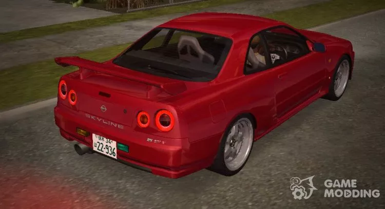 [LQ]Nissan Skyline R34 GT-T / 25GT ER34 (İnitial D) (1.6mb)